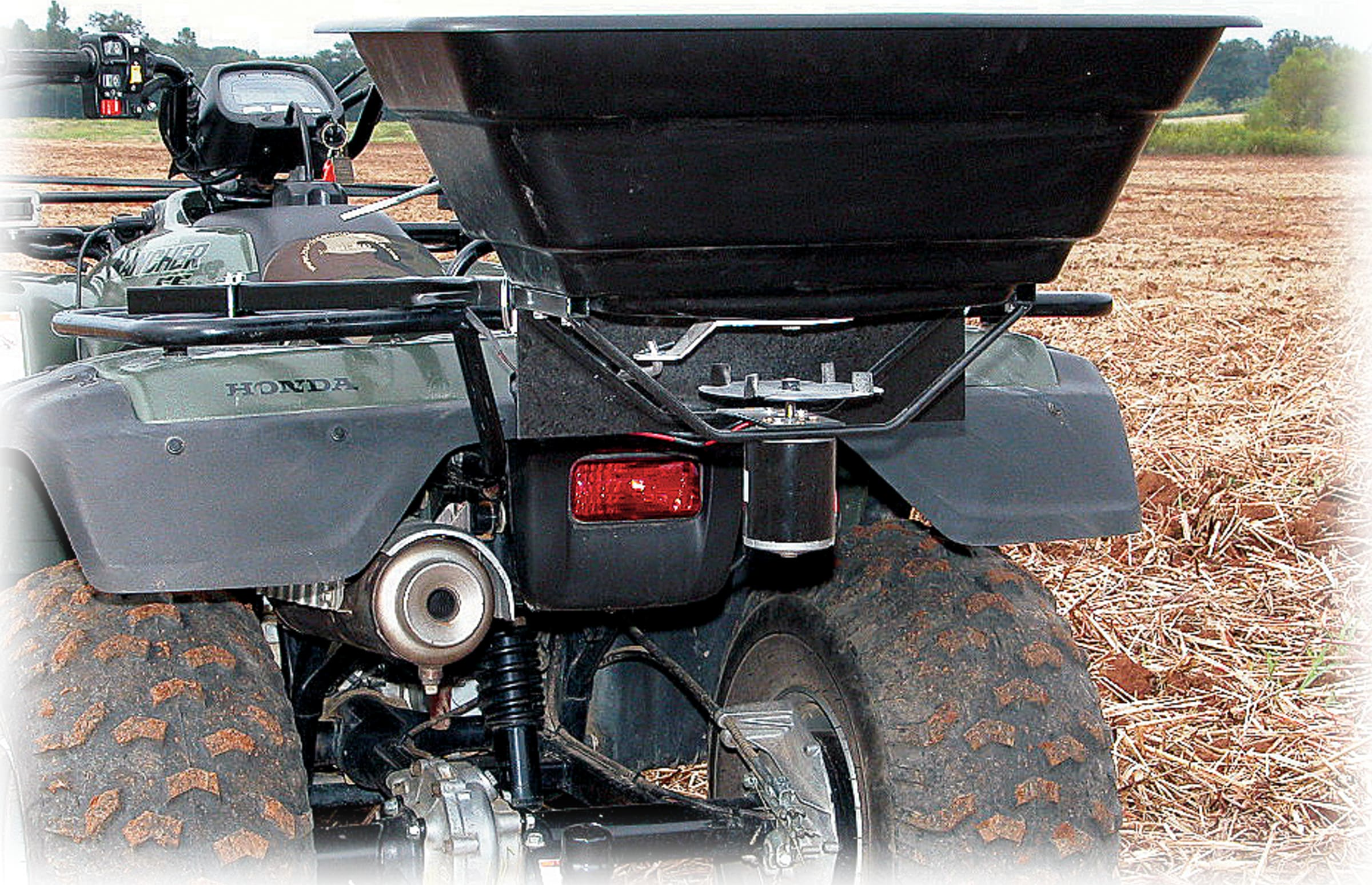 Moultrie ATV Food Plot Spreader | Mack's Prairie Wings